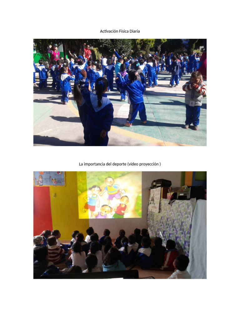 Actividades de Activación Física Escolar | PDF