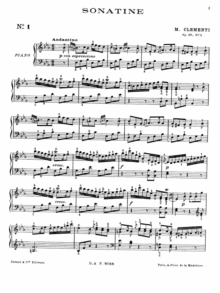 Clementi Op37 N°4 | PDF
