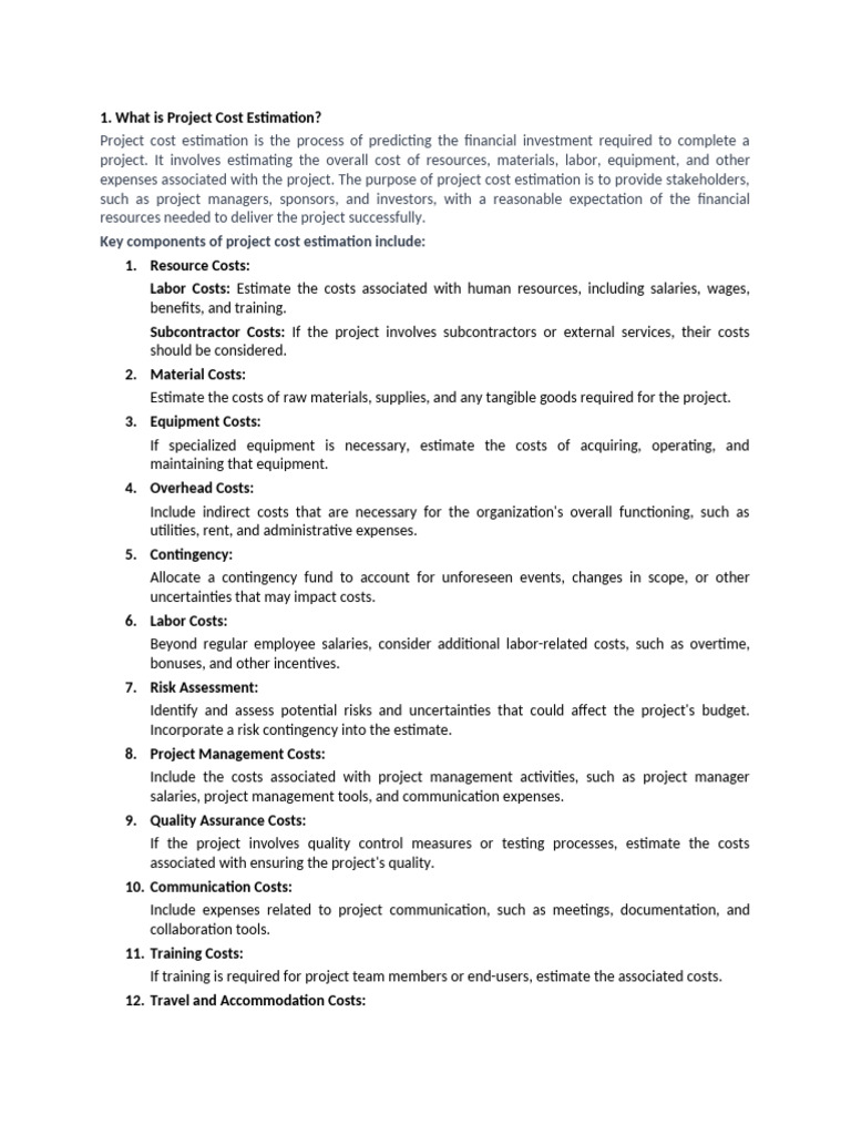 Financial Estimation For MEAL | PDF | Project Management | Survey ...