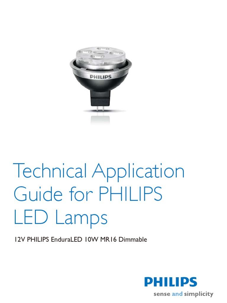 Technical Application Guide For Philips Led Lamps: 12V Philips ...
