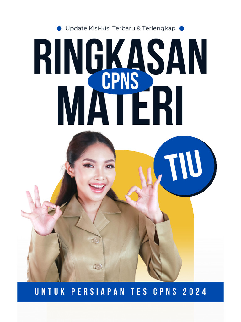Ringkasan Materi TIU CPNS 2024 | PDF