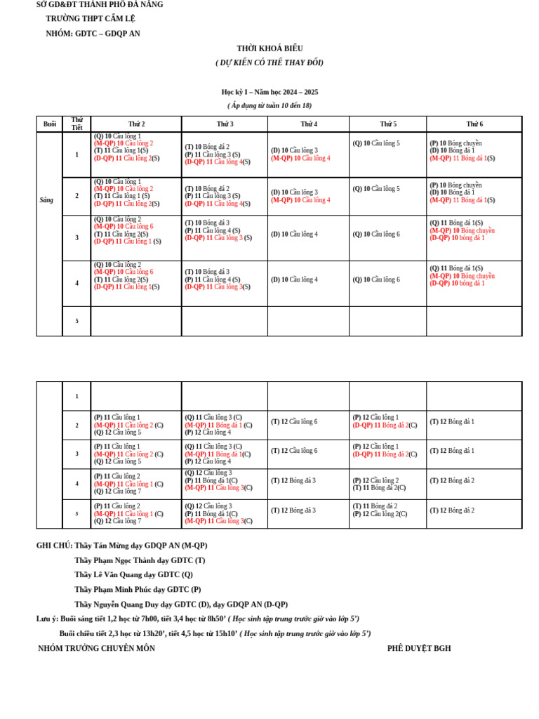 TKB K 1, 10 Đén 18 | PDF