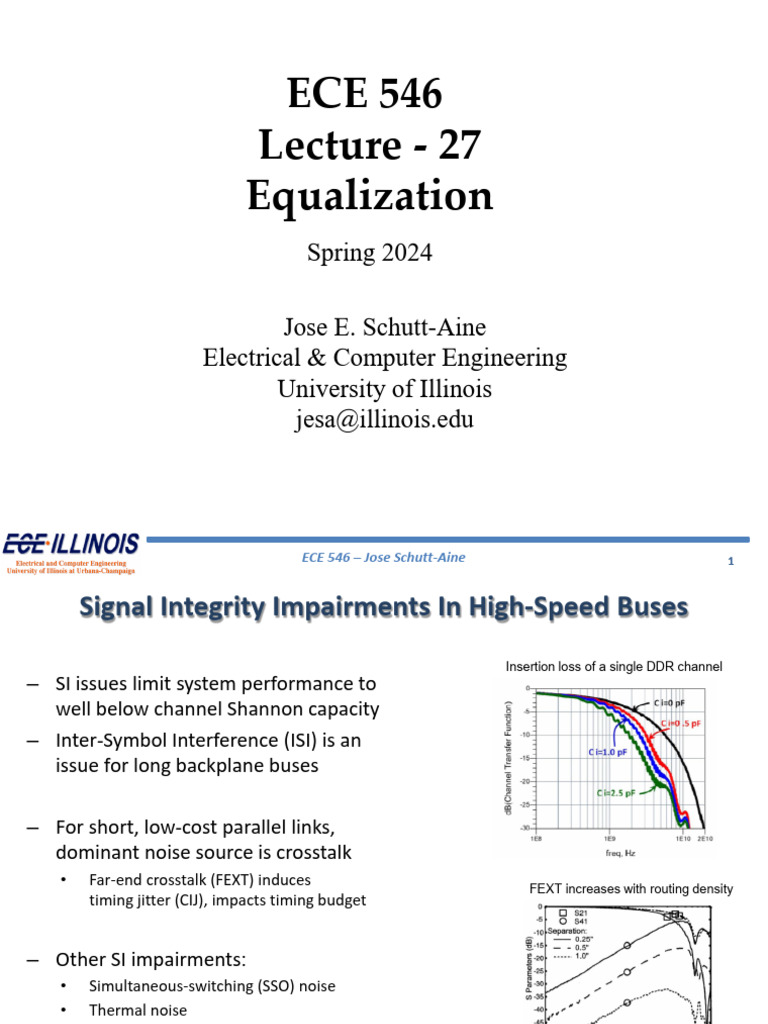 Lect 27 | PDF | Equalization (Audio) | Electronic Engineering