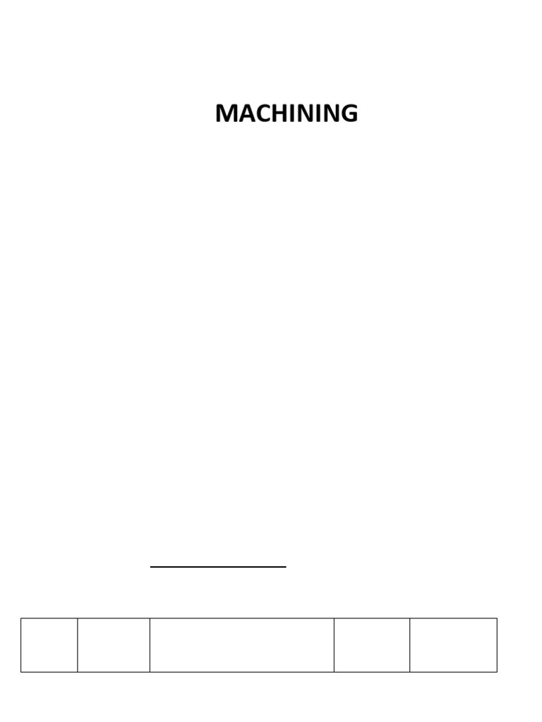 Jigs and Fixtures Manufacturing Guide | PDF | Machining | Grinding ...