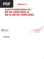 Factors For Load Combinations BS 8110 | PDF | Structural Load | Bending