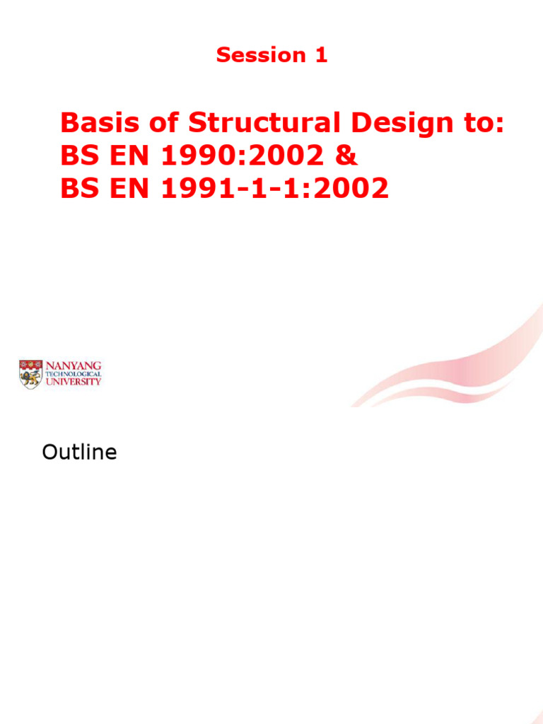Session 01 - Basic of Structural Design To EC0 and EC1 (2012 08 13 ...
