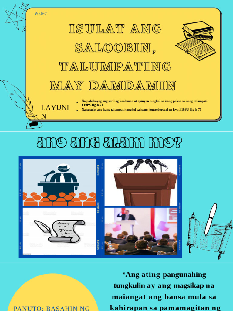 Fil.10 q2 Wk6 7 2024 25 | PDF