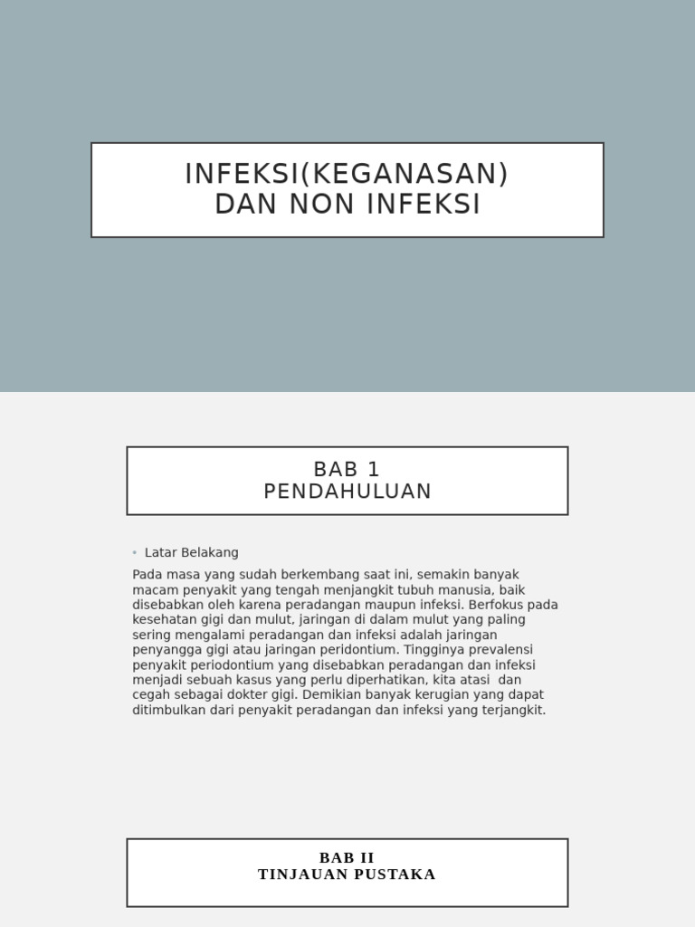Infeksi (Keganasan) Dan Non Infeksi | PDF