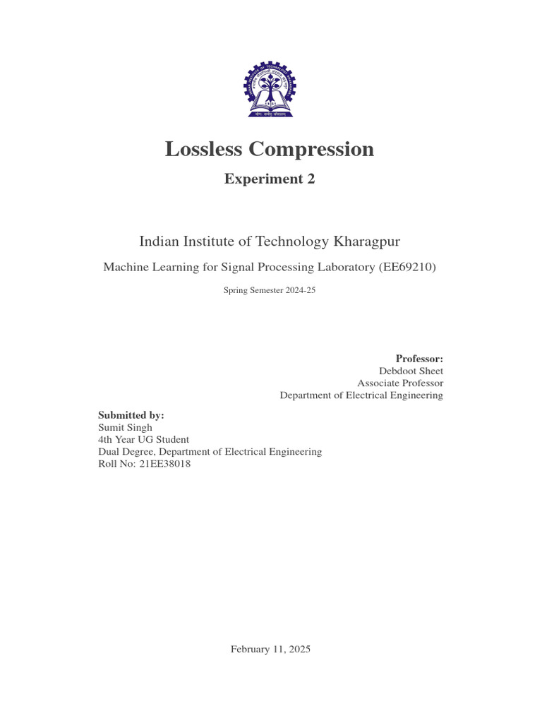 Lossless Compression with Huffman Coding | PDF | Data Compression ...