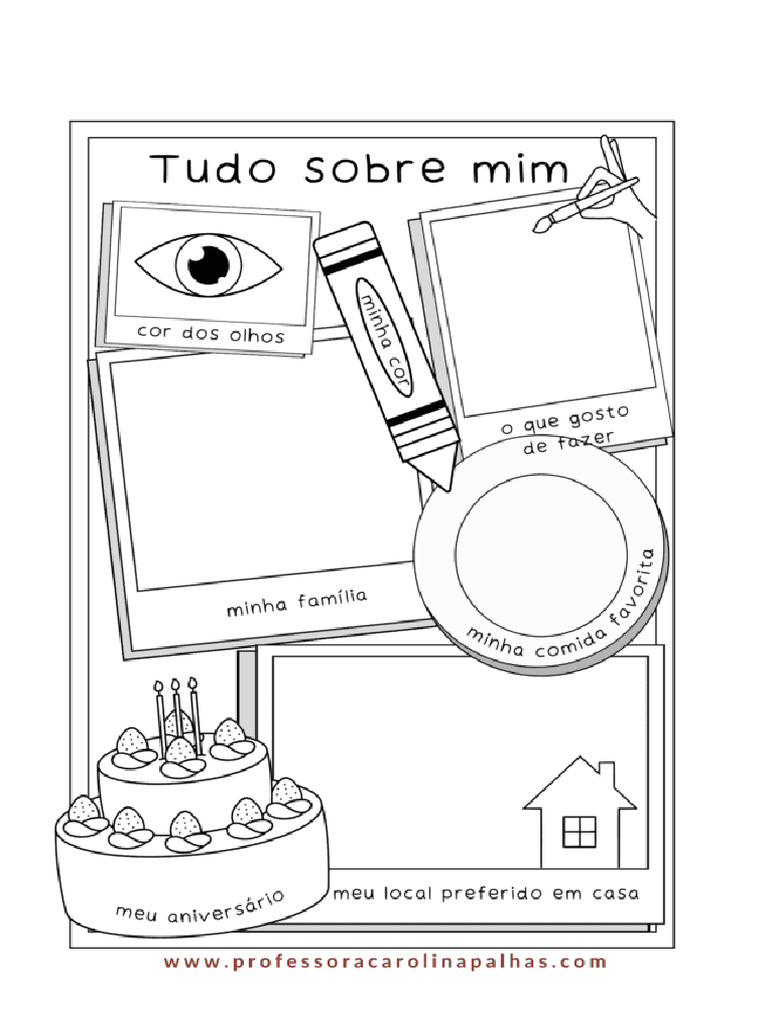 Atividade Tudo Sobre Mim | PDF