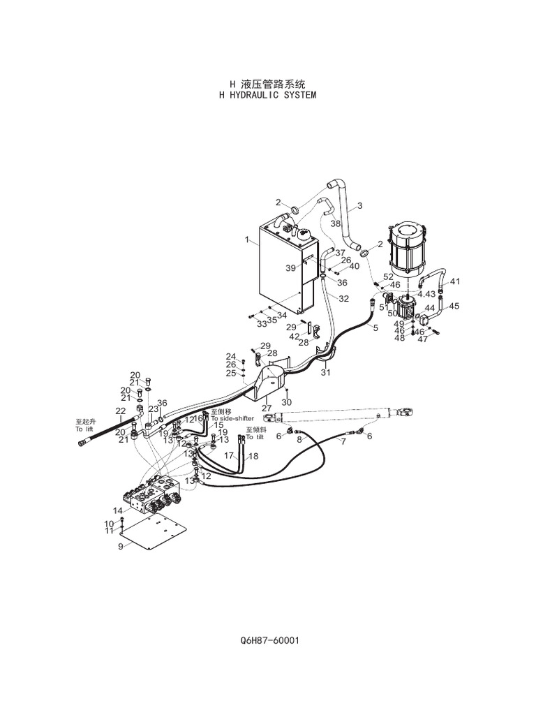 H Q6H87-60001 Hydraulic System | PDF | Plumbing | Hydraulics