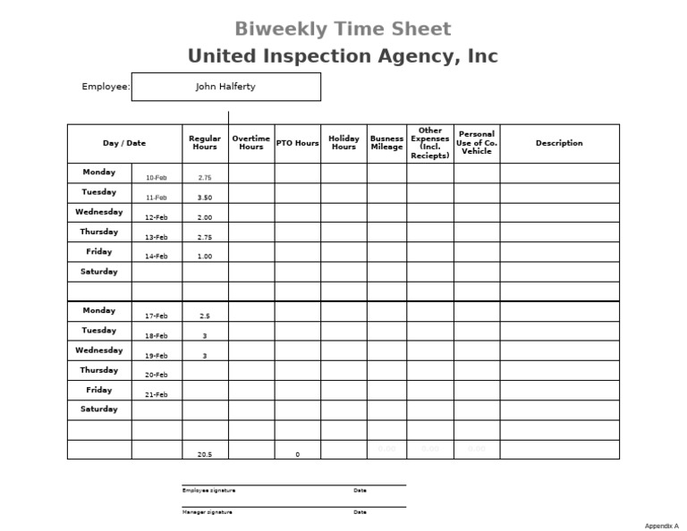 Time Sheet | PDF