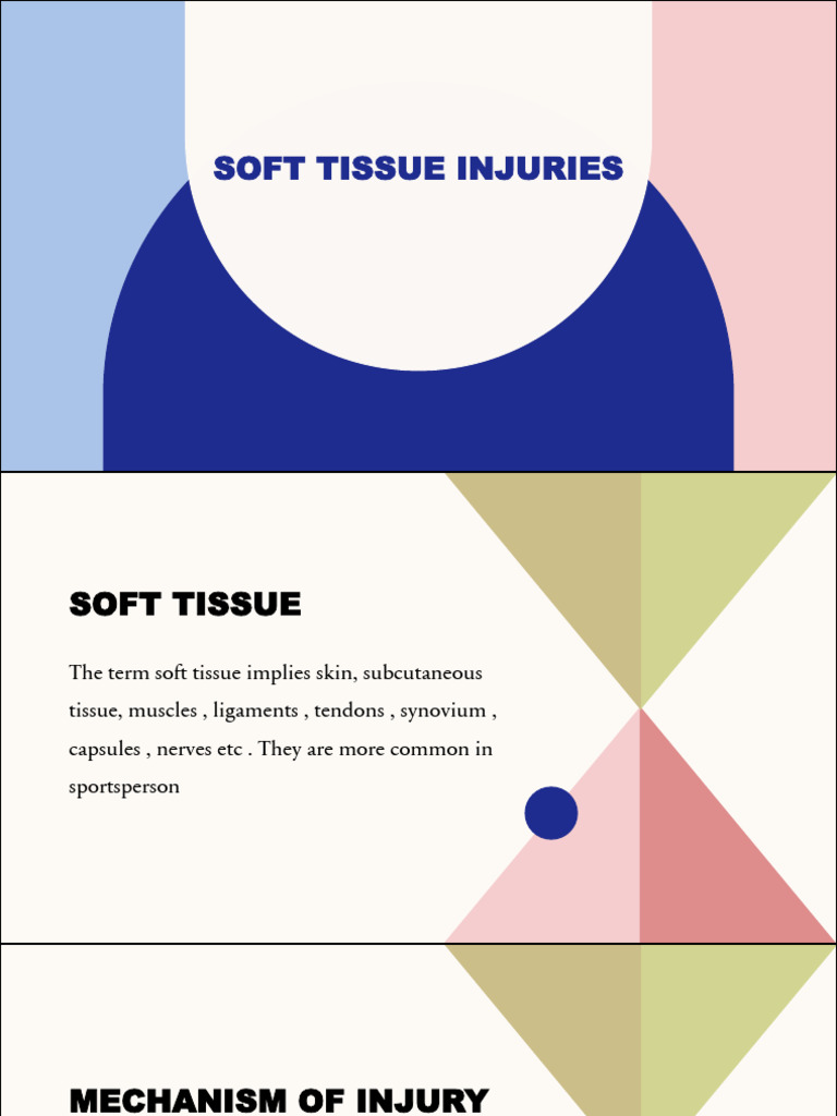 Understanding Soft Tissue Injuries | PDF | Diseases And Disorders ...
