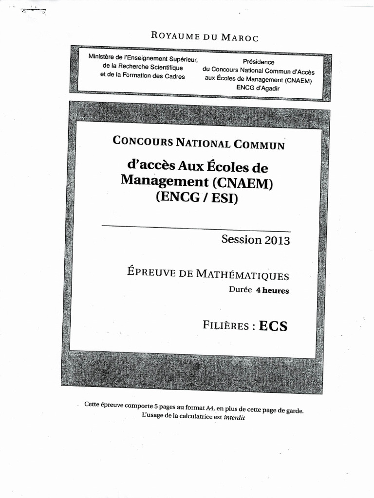 Cnaem 2013 | PDF