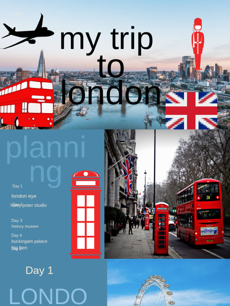 London Trip Itinerary 2023 | PDF