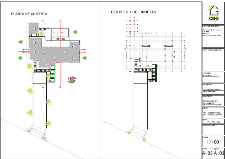 004-CUBIERTA + ESTRUCTURA | PDF