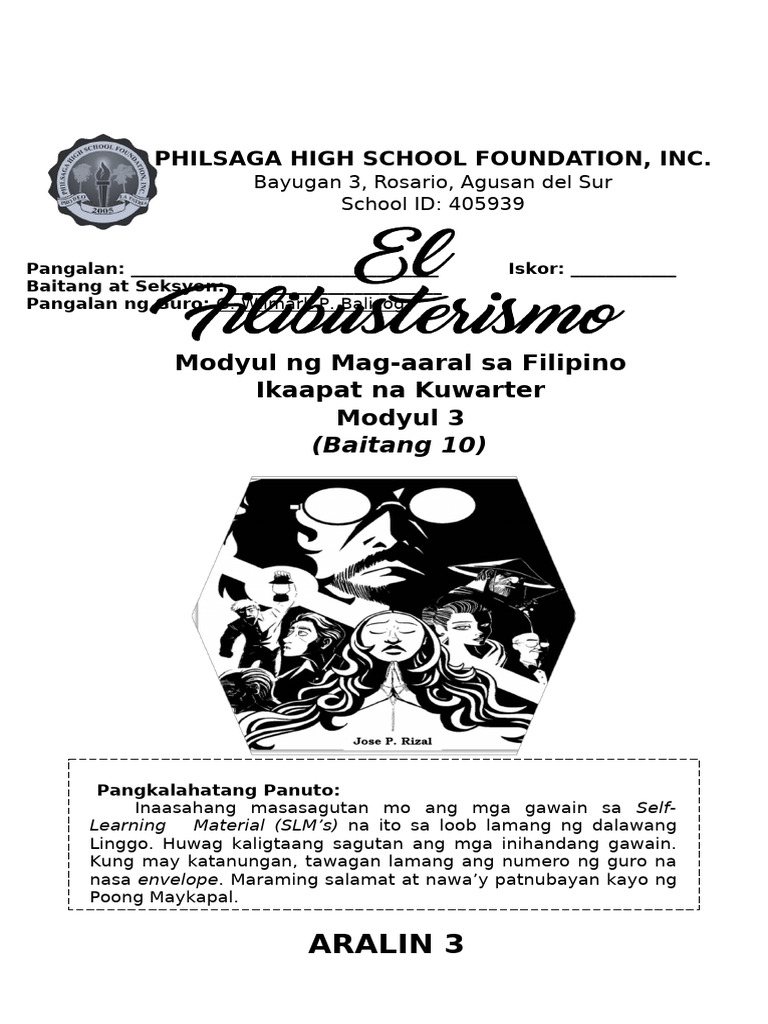 Q4 Filipino 10 Module 3 | PDF