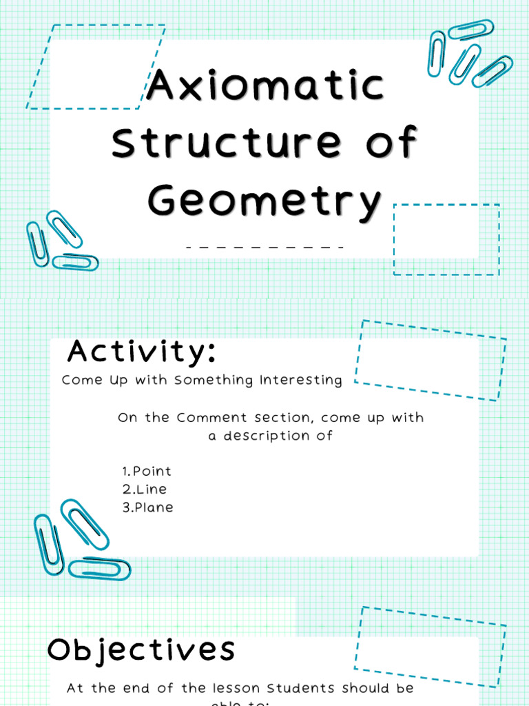 Im Math Grade 8 Axiomatic Structure of Geometry (Ramos, Ja) | PDF ...