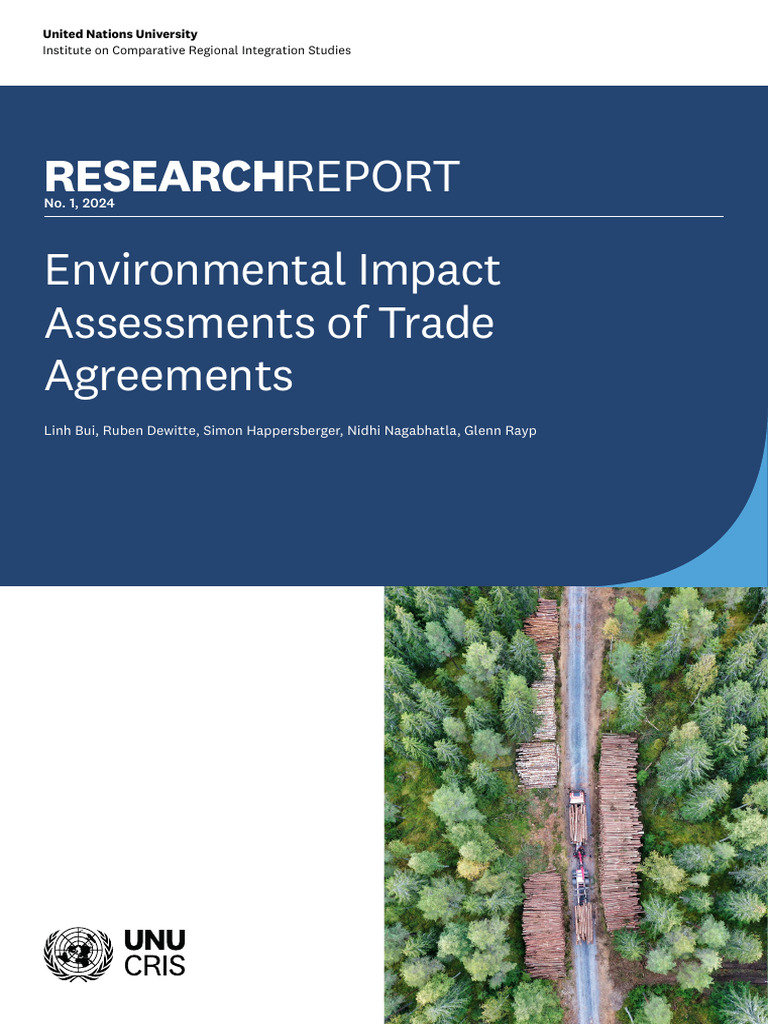 UNU-CRIS Research-Report 2401 | PDF | Environmental Impact Assessment | Economies