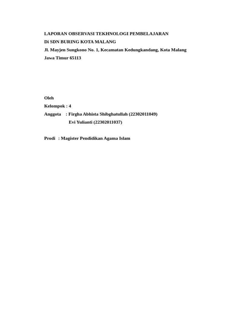 Penelitian Teknologi Pembelajaran Kel 4 | PDF