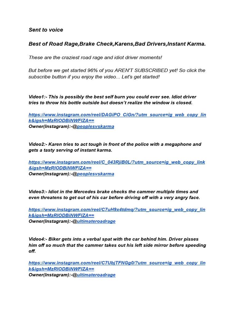 Best of Road Rage, Brake Check, Karens, Bad Drivers, Instant Karma - 4 ...