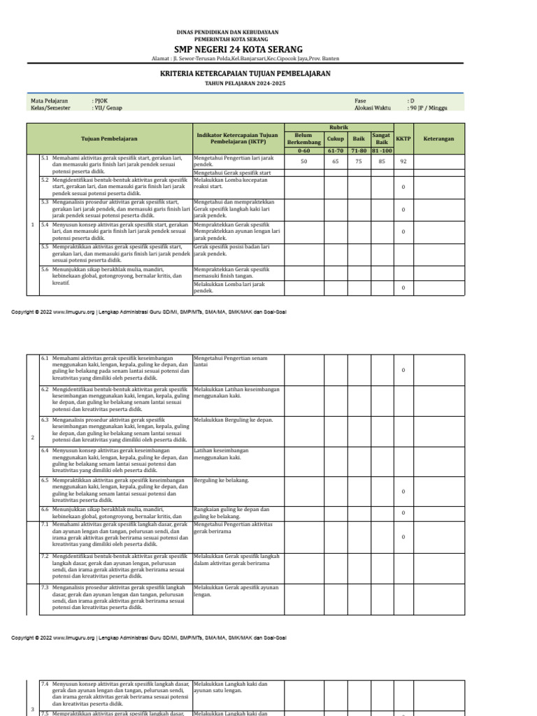 KKM - WWW - Ilmuguru.org - XLSX - Semester 2 | PDF