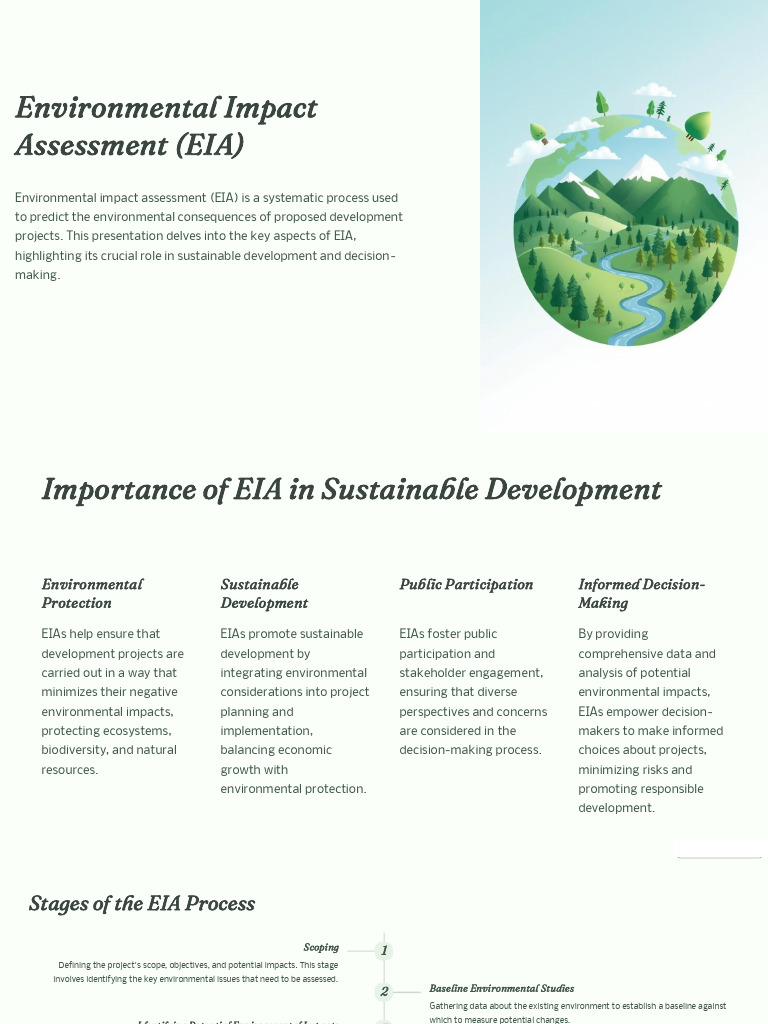 Environmental Impact Assessment Overview | PDF | Environmental Impact ...