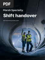 Shift Handover Form: Initiative Details (As Per Production Schedule ...