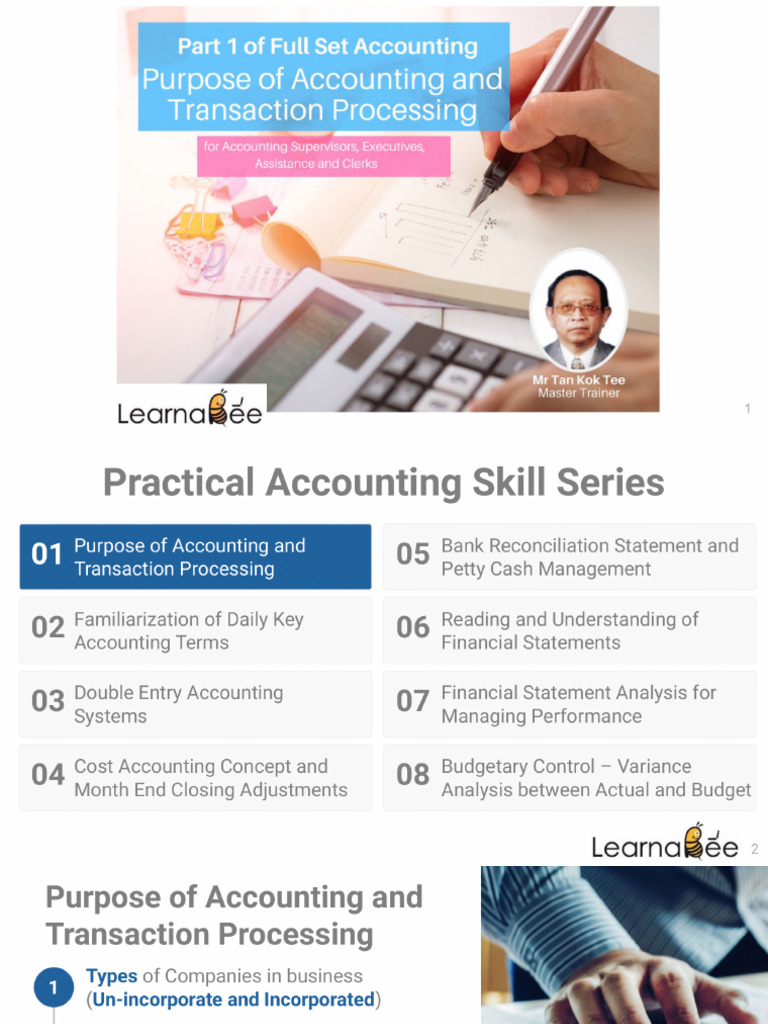 Part 1 of Full Set Accounting | PDF