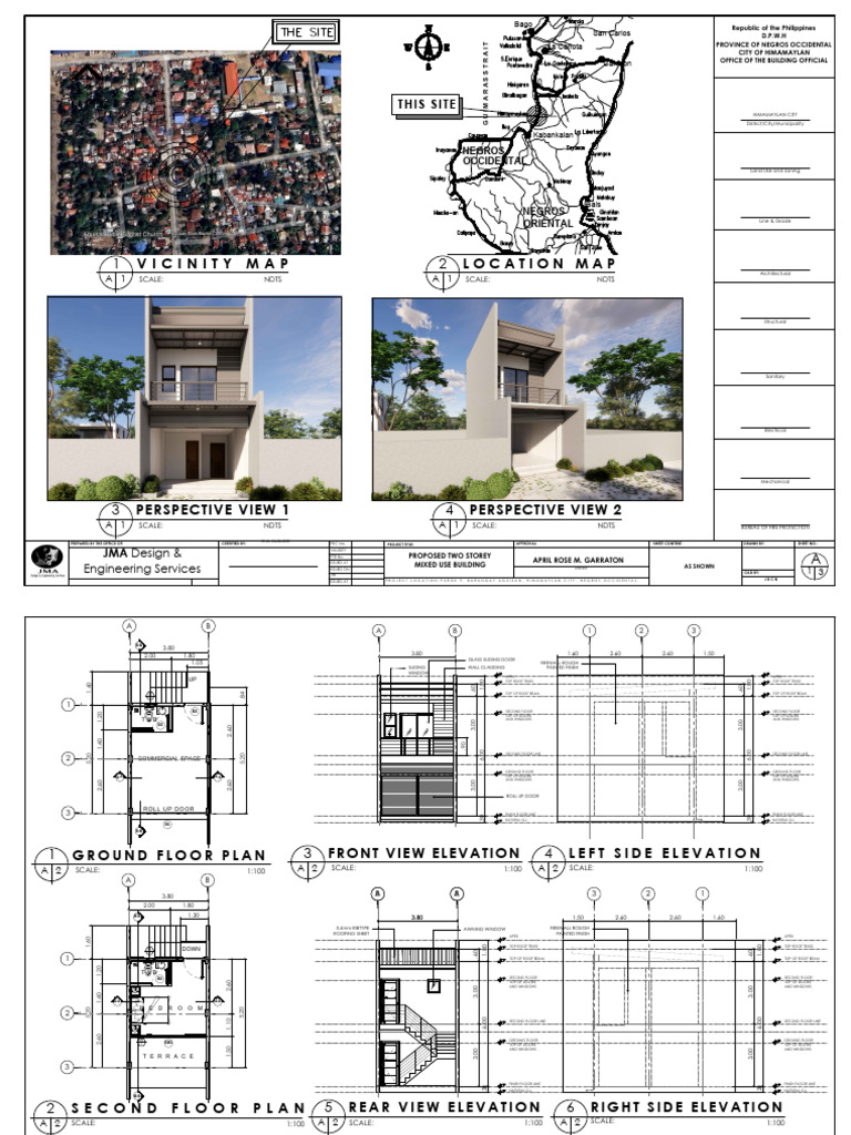 Proposed Two-Storey Mixed-Use Building | PDF