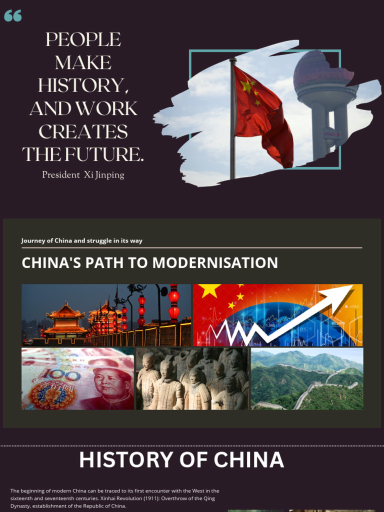 China's Modernization Journey Explained | PDF | China | World Politics