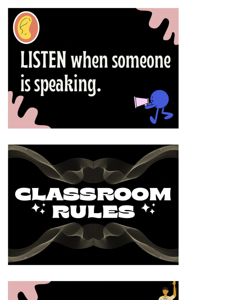 Classroom Rules | PDF