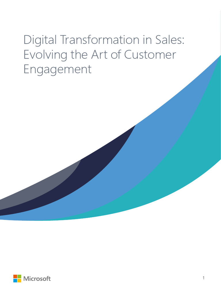 Digital Transformation in Sales Engagement | PDF | Customer ...
