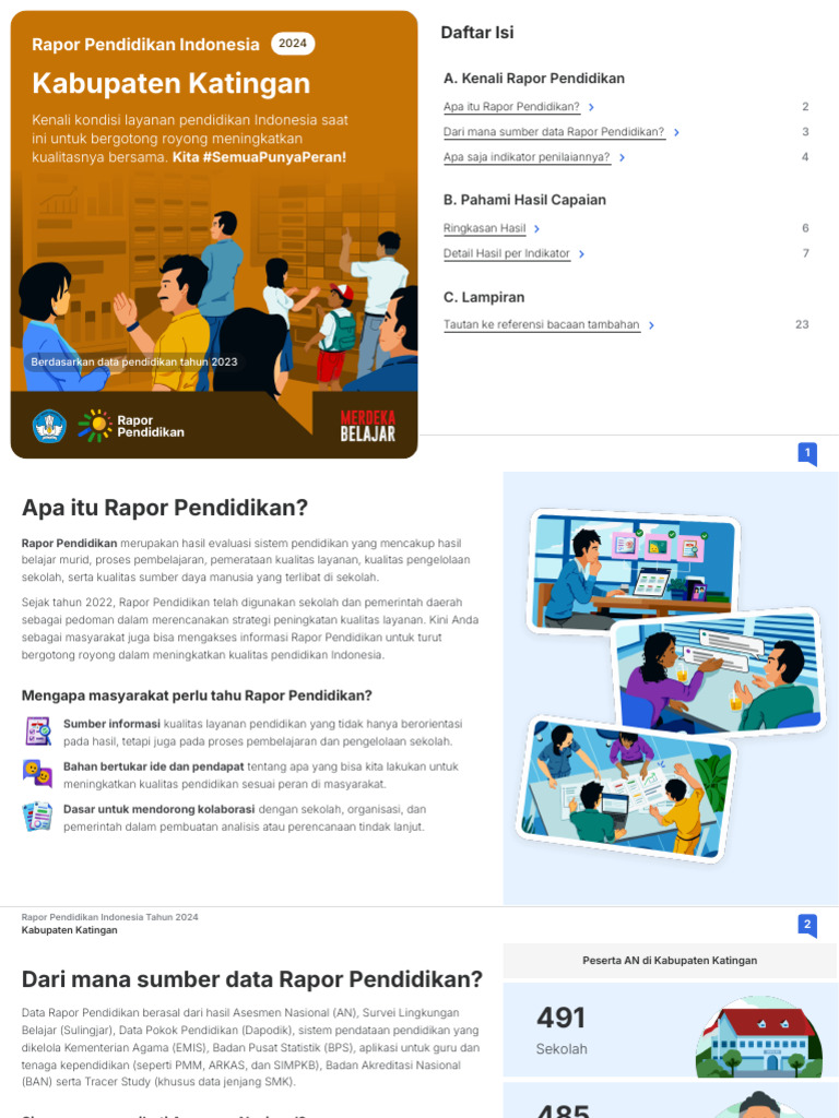 Apa Itu Rapor Pendidikan? | PDF