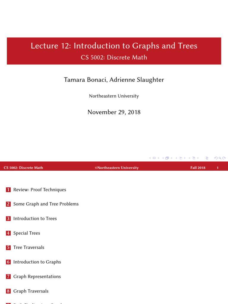 cs5002 Lect12 Fall18 Slides | PDF | Mathematical Proof | Algorithms And Data Structures