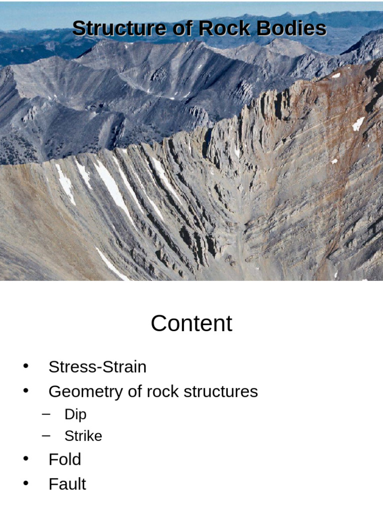 Rock Structure and Deformation Principles | PDF | Fault (Geology ...