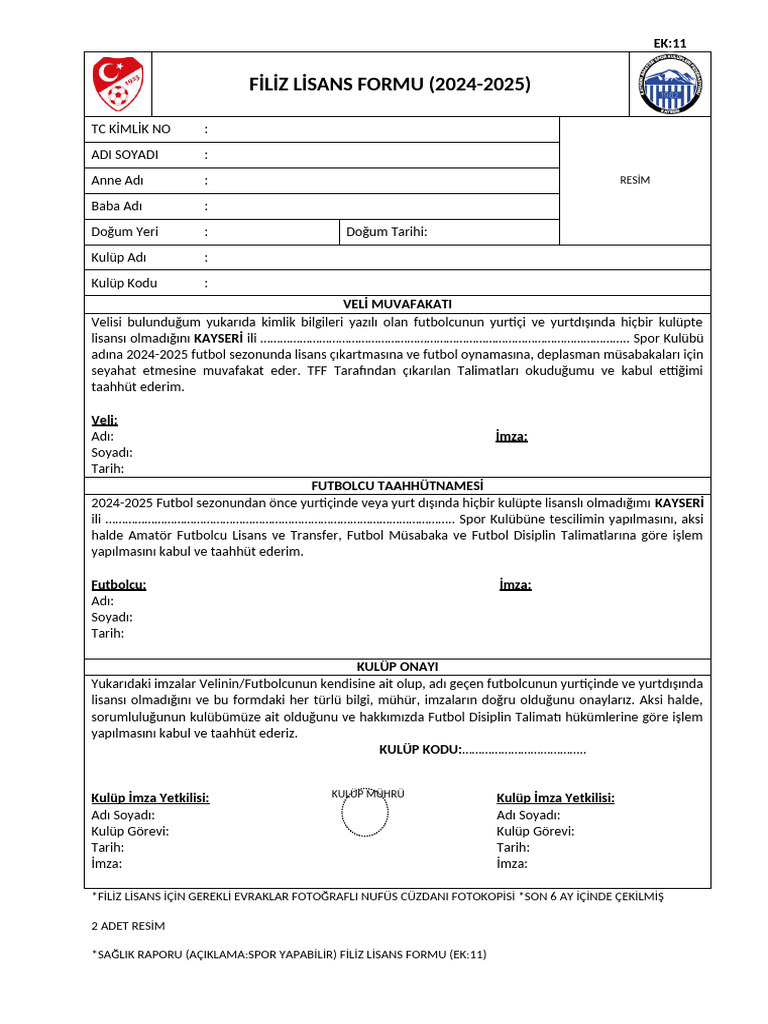 Filiz Lisans Formu105 | PDF