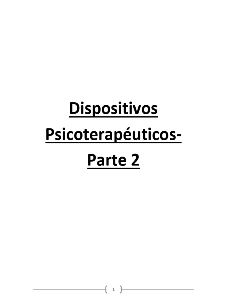 Dispositivos Parte 2-1_240928_203708 | PDF | Neurosis | Psicoanálisis