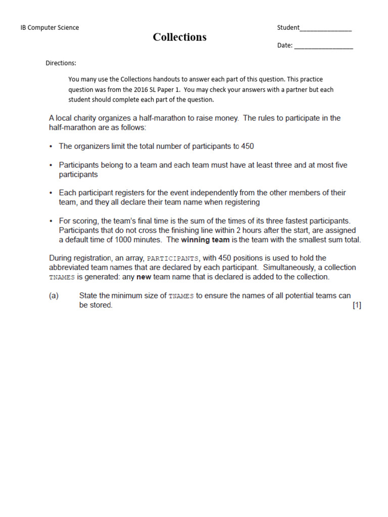 Collections Practice | PDF