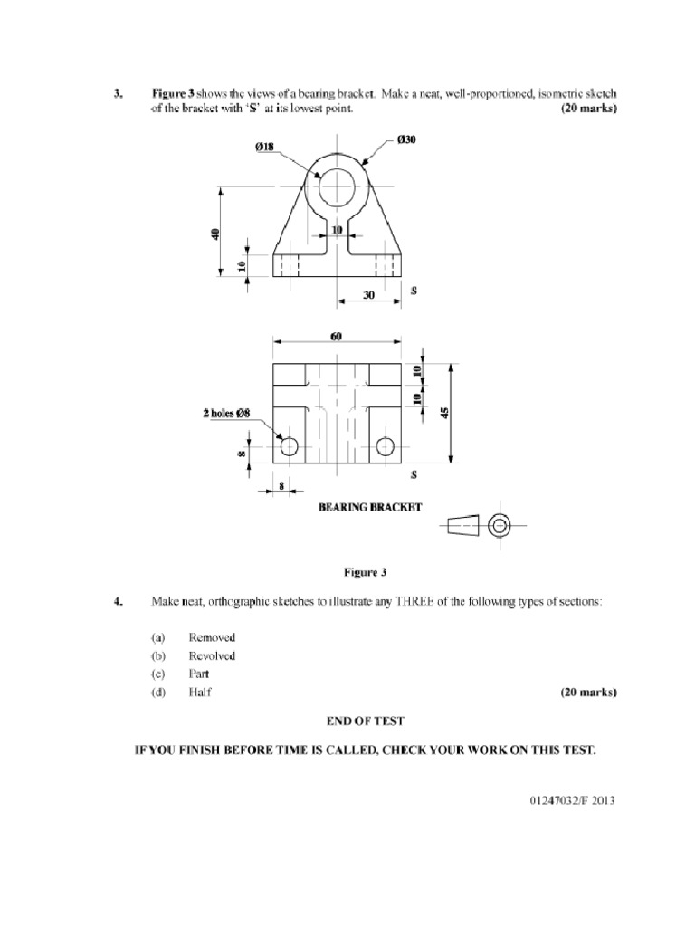 Sketch & Design Questions TD - Csec #1 | PDF