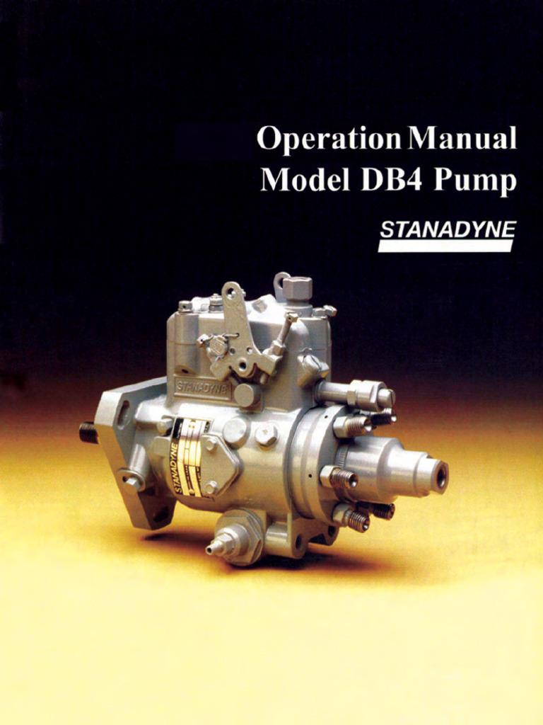 Stanadyne DB4 Manual PDF | PDF
