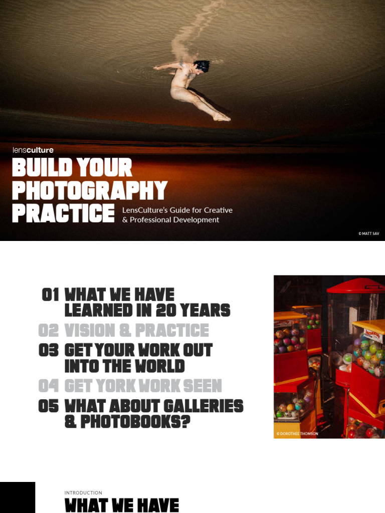 Photography Practice Development Guide | PDF | Photographer | Camera