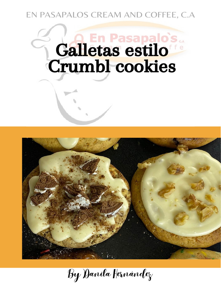 Galletas Estilo Crumbl Cookies | PDF | Galleta | Chocolate
