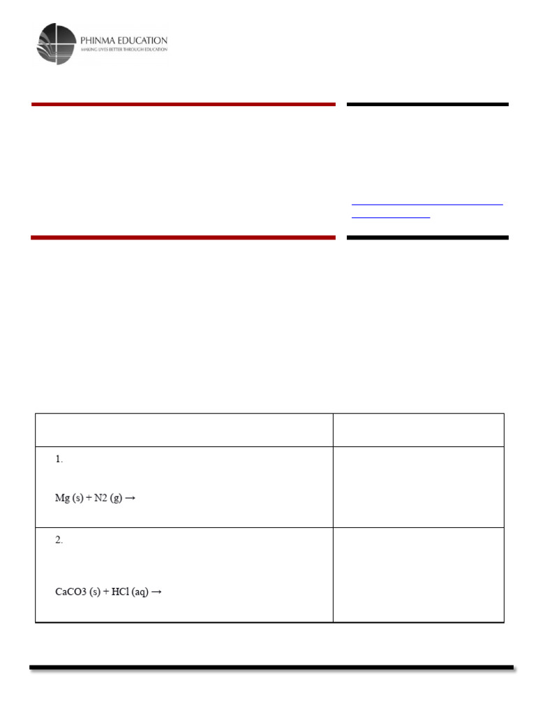 Sas#15 - Chem 022 | PDF | Chemical Reactions | Magnesium