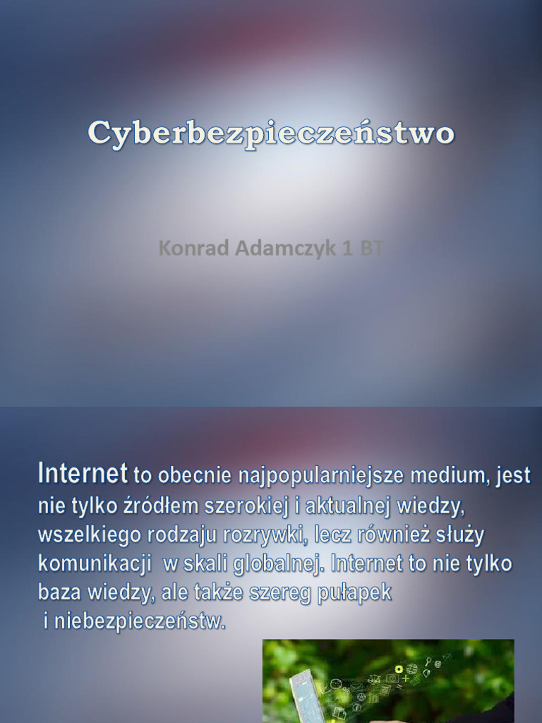 Prezentacja Tosszmosc Konrad Adamczyk 1 BT | PDF