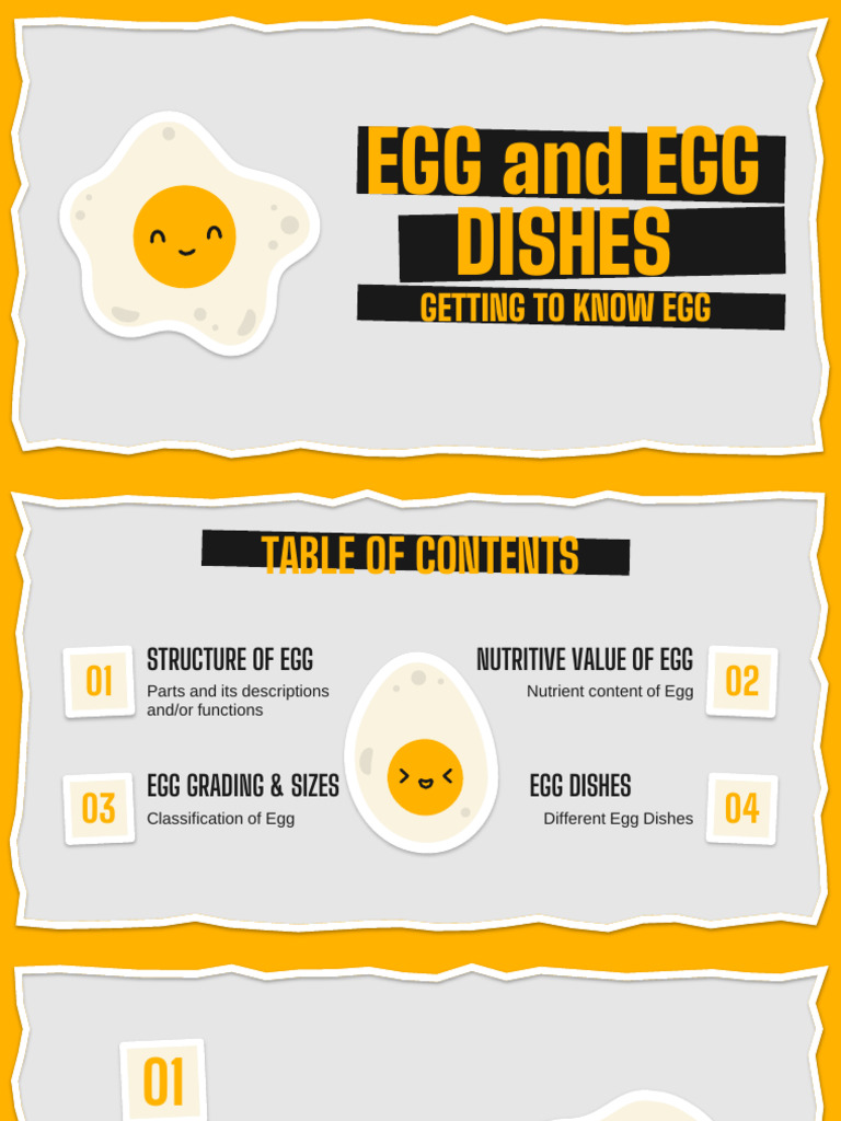 Understanding Eggs: Structure, Nutrition, Dishes | PDF | Egg | Egg White