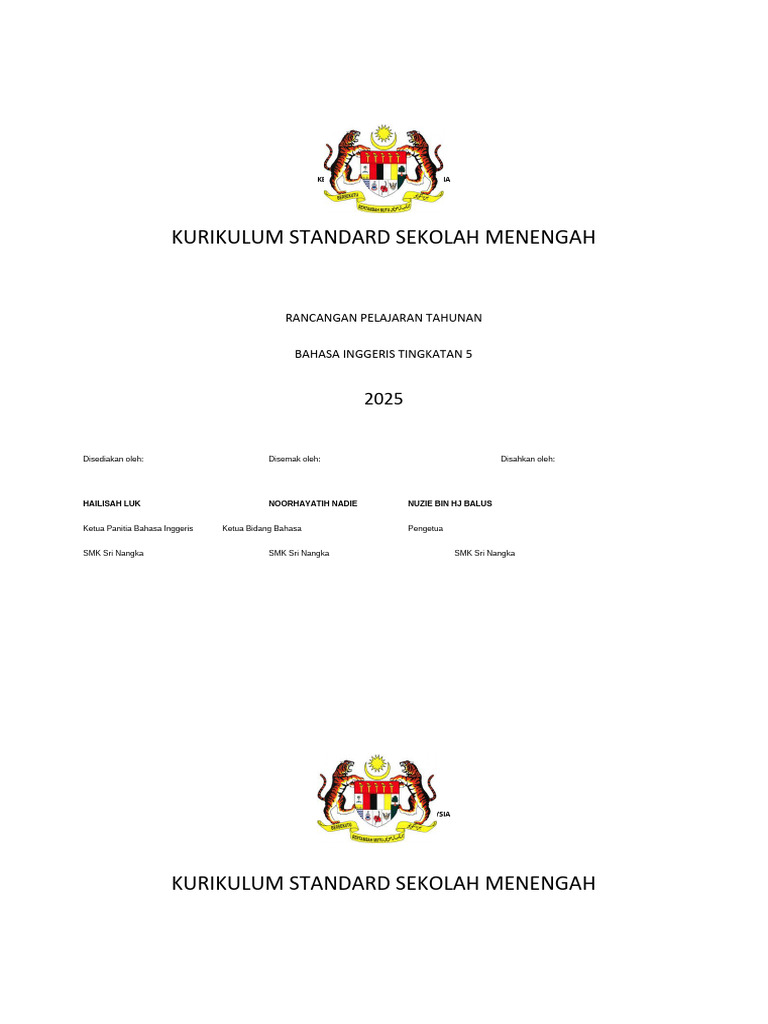 RPT Cover Bi 2025 | PDF