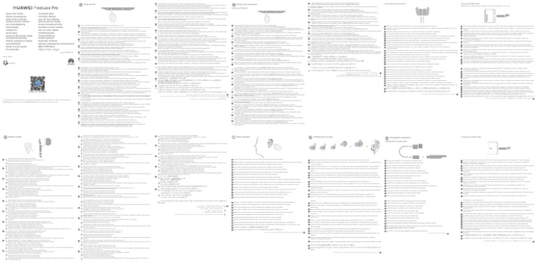 HUAWEI FreeLace Pro Gyorsútmutató-(M0002,02,hu) | PDF