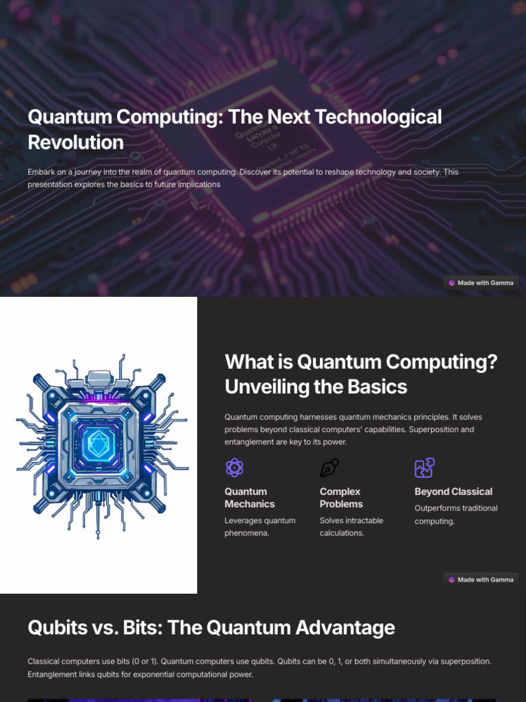 Quantum Computing The Next Technological Revolution From Rabeesa | PDF | Quantum Computing ...