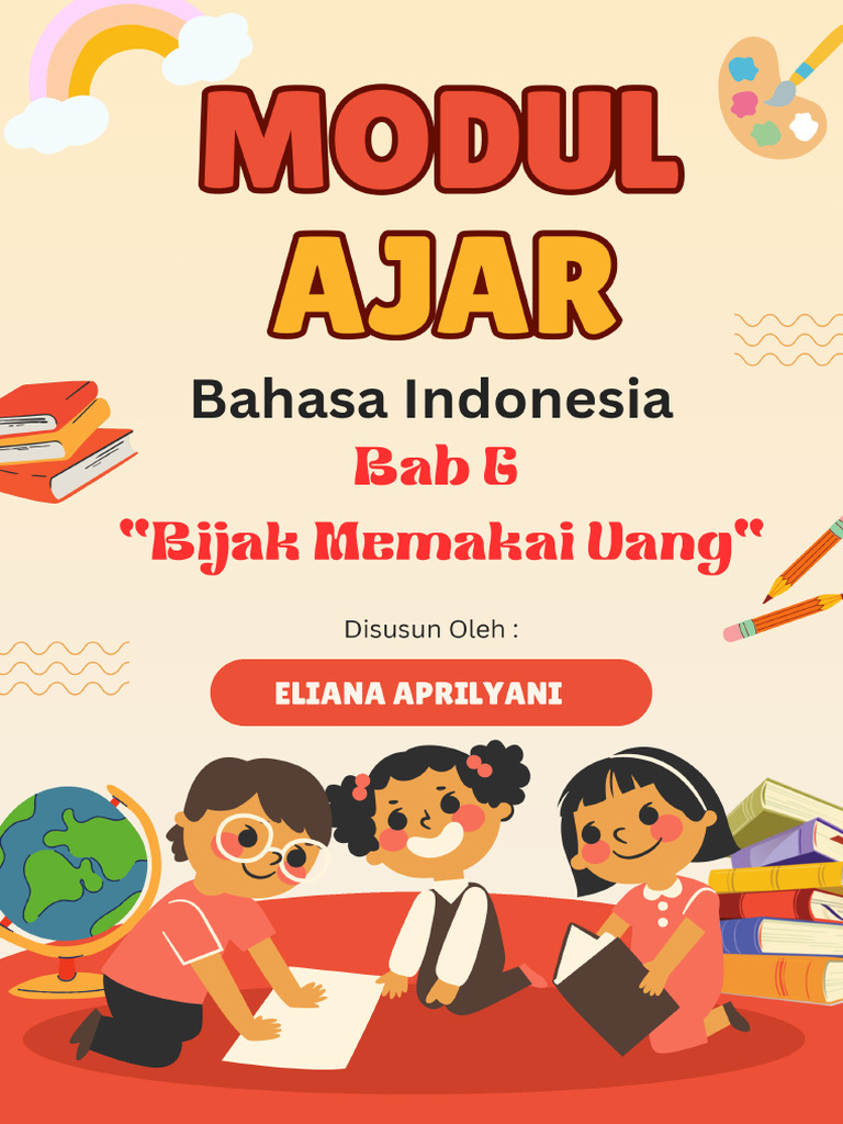 Kuning Oranye Ilustratif Lucu Sampul Modul Ajar Dokumen A4 - 20250220 ...